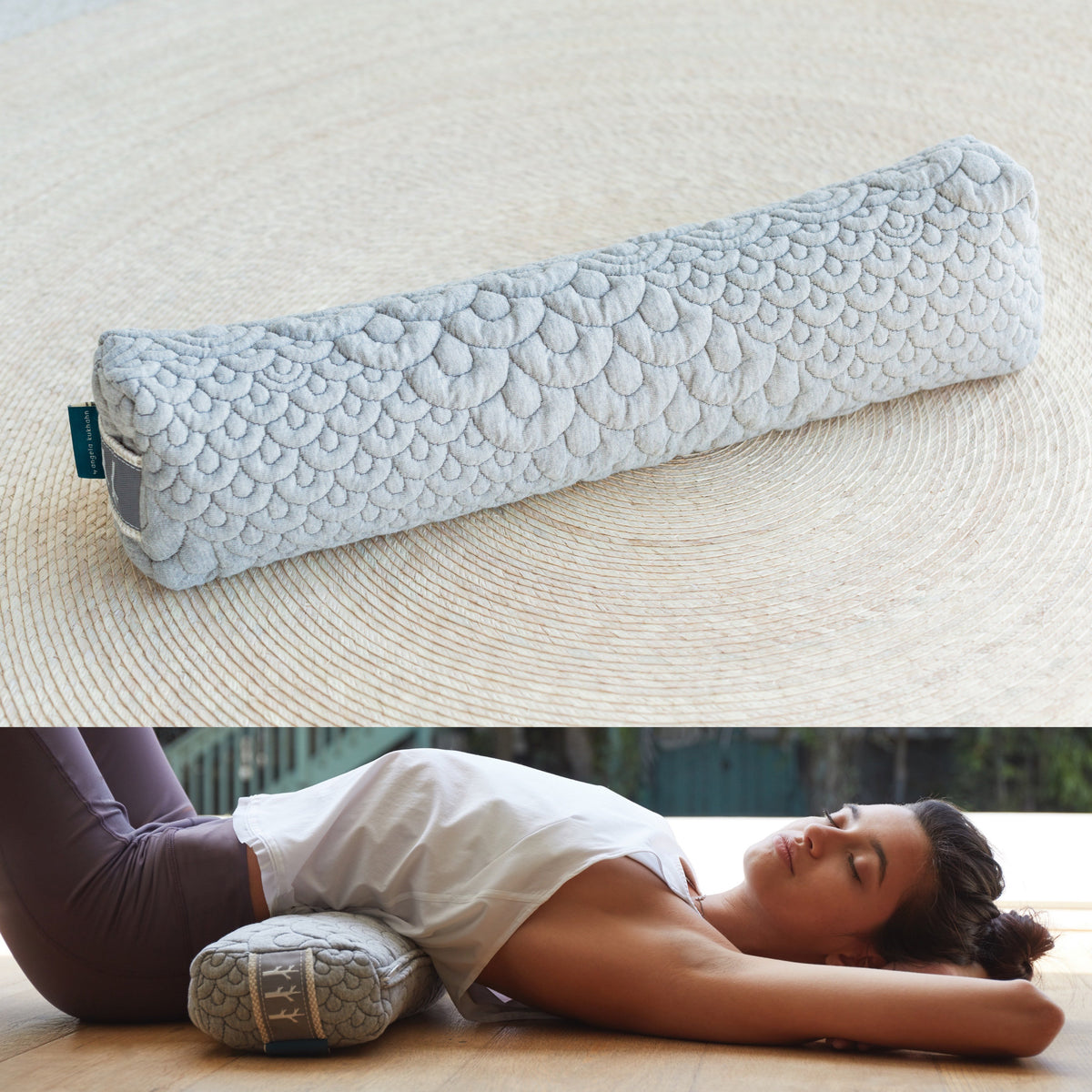 Natural Yoga Pillow Set, Crystal Cove Yoga Bundle | Brentwood Home